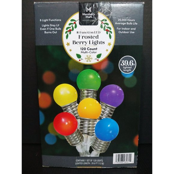 Member's Mark | Holiday | Members Mark 8 Function Led Frosted Berry ...